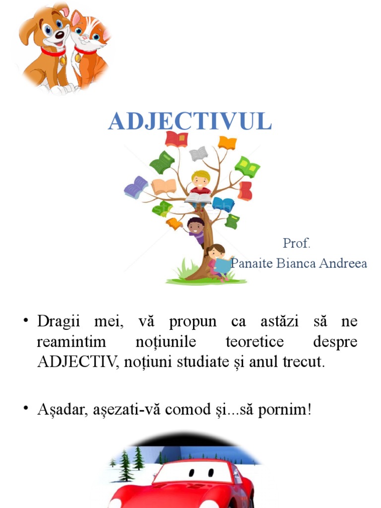 0 Adjectivul | PDF