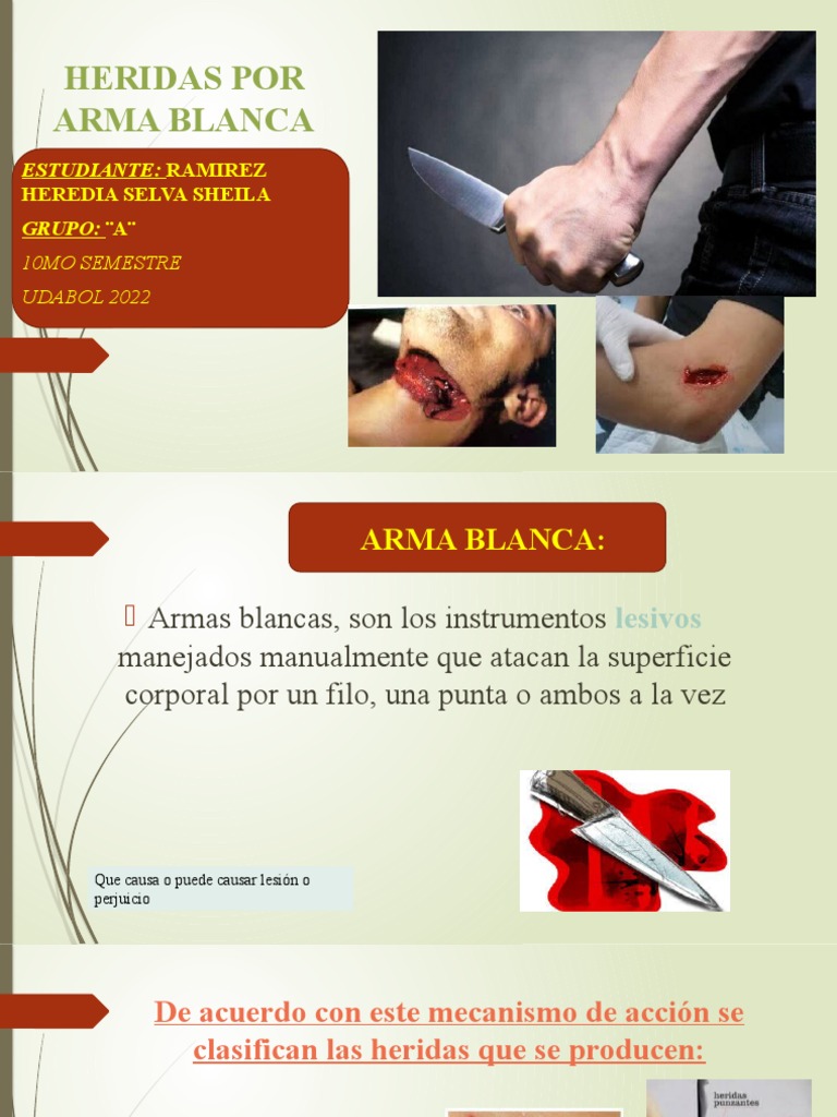 Herida Por Arma Blanca | PDF