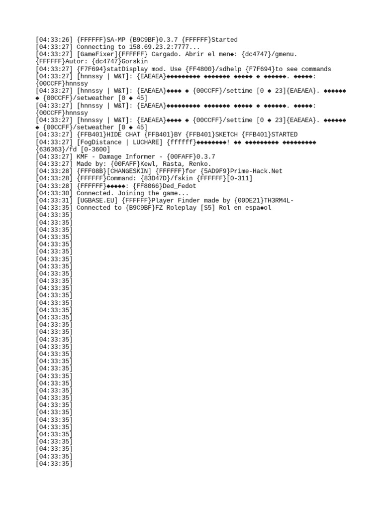 Chatlog | PDF