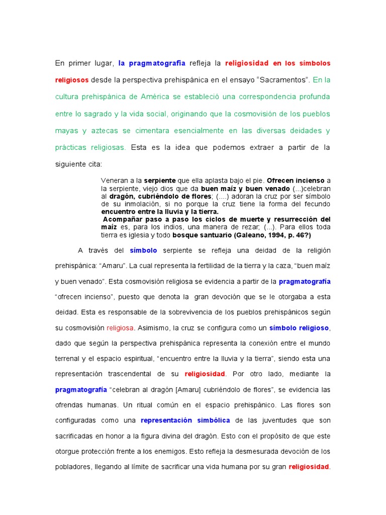Argumento Razonado de Uselo y Tírelo | PDF | Era precolombina | Deidades