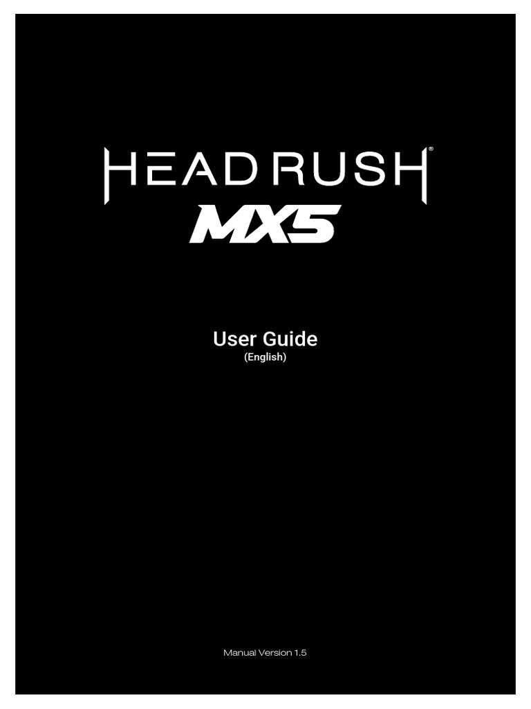 MX5 User Guide v1.5 | PDF