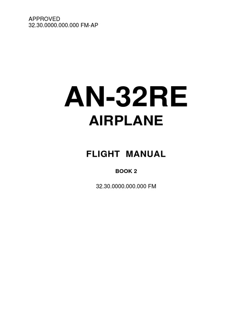 AN-32 RE Flight Manual Part-II | PDF | Throttle | Engines