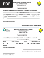 Formato Pase de Ingreso | PDF | Ciencias sociales