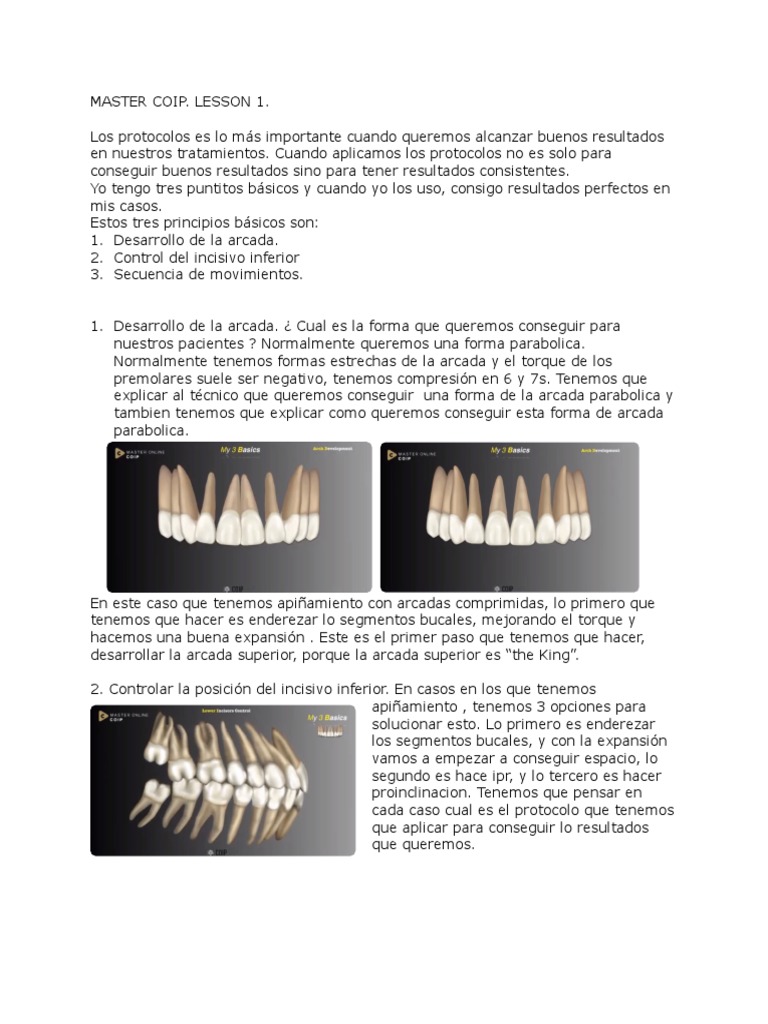 Master Coip. Lesson 1. | PDF