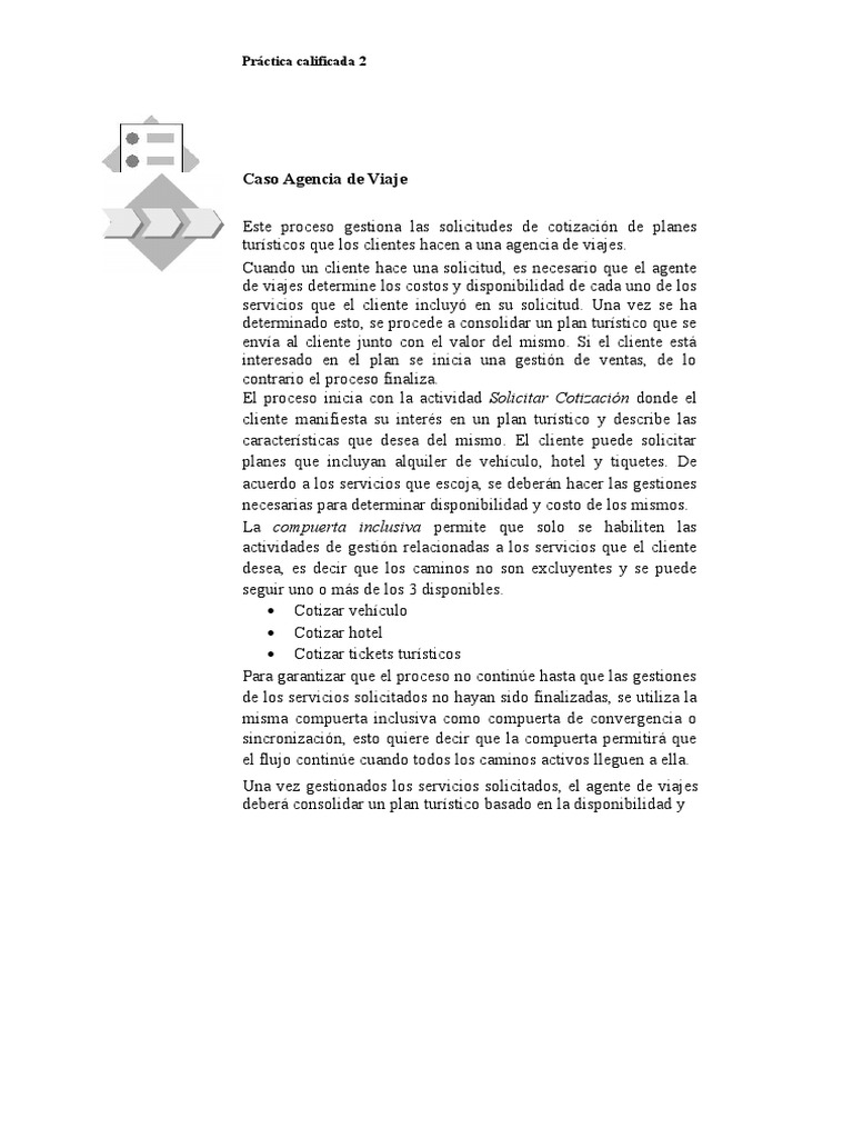 Caso Agencia de Viajes | PDF | Hotel | Agencia de viajes