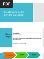 Heridas Quirurgicas | PDF | Herida | Especialidades Medicas