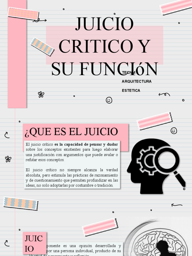 Juicio Critico | PDF | Pensamiento | Escepticismo