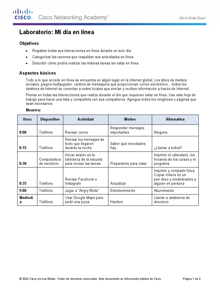 1 1 1 2 Lab My Online Day Pdf