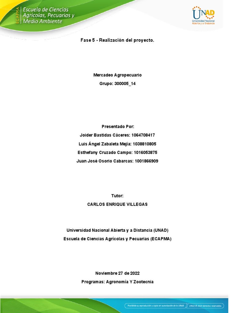 Anexo 3. Plantilla Fase 5 - Mercadeo Agropecuario-Grupal | PDF | Marketing | Business