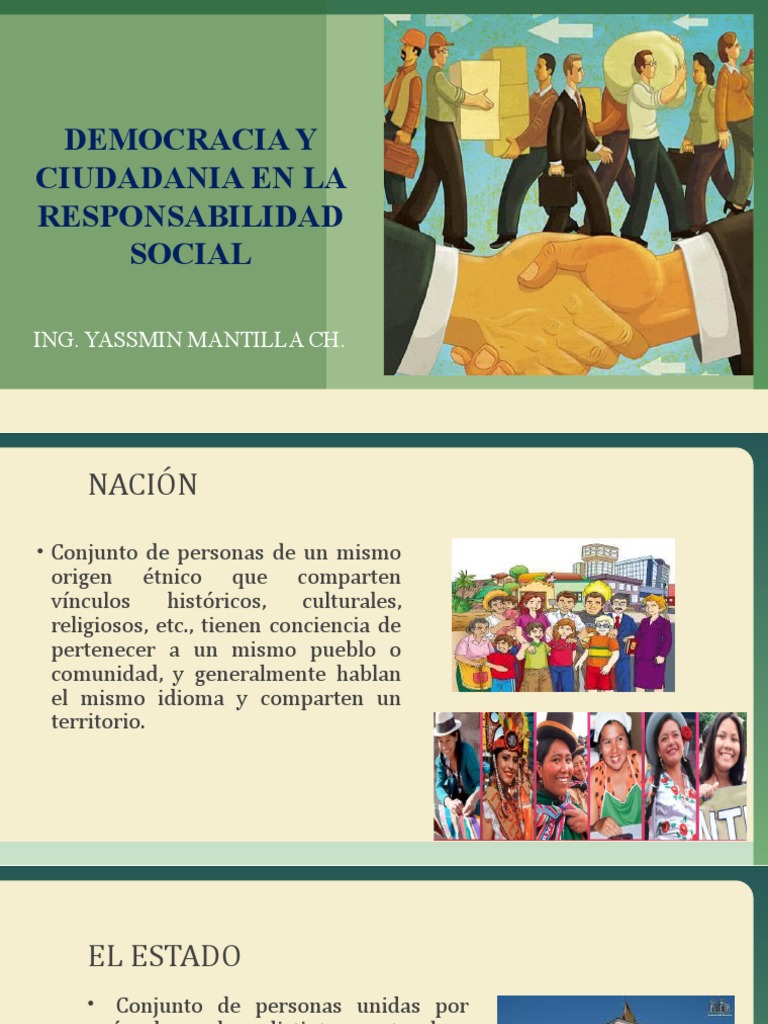 Democracia y Responsabilidad Social | PDF | Democracia | Ideologías ...