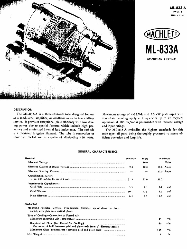 833A Datasheet | PDF