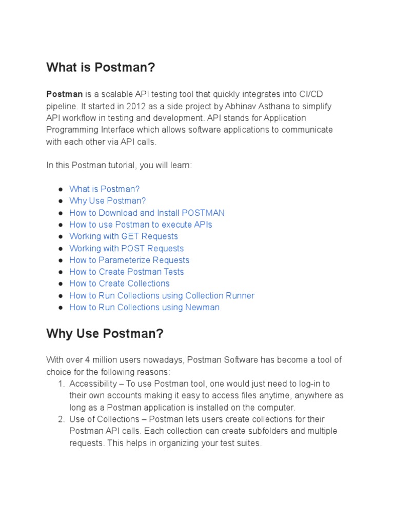 Postman Guru99 Descargar Gratis Pdf Hypertext Transfer Protocol Command Line Interface