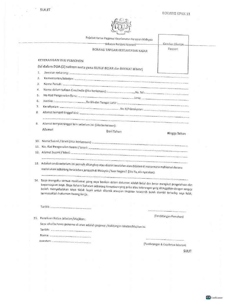 Permohonan Permit Mengajar Tadika | PDF
