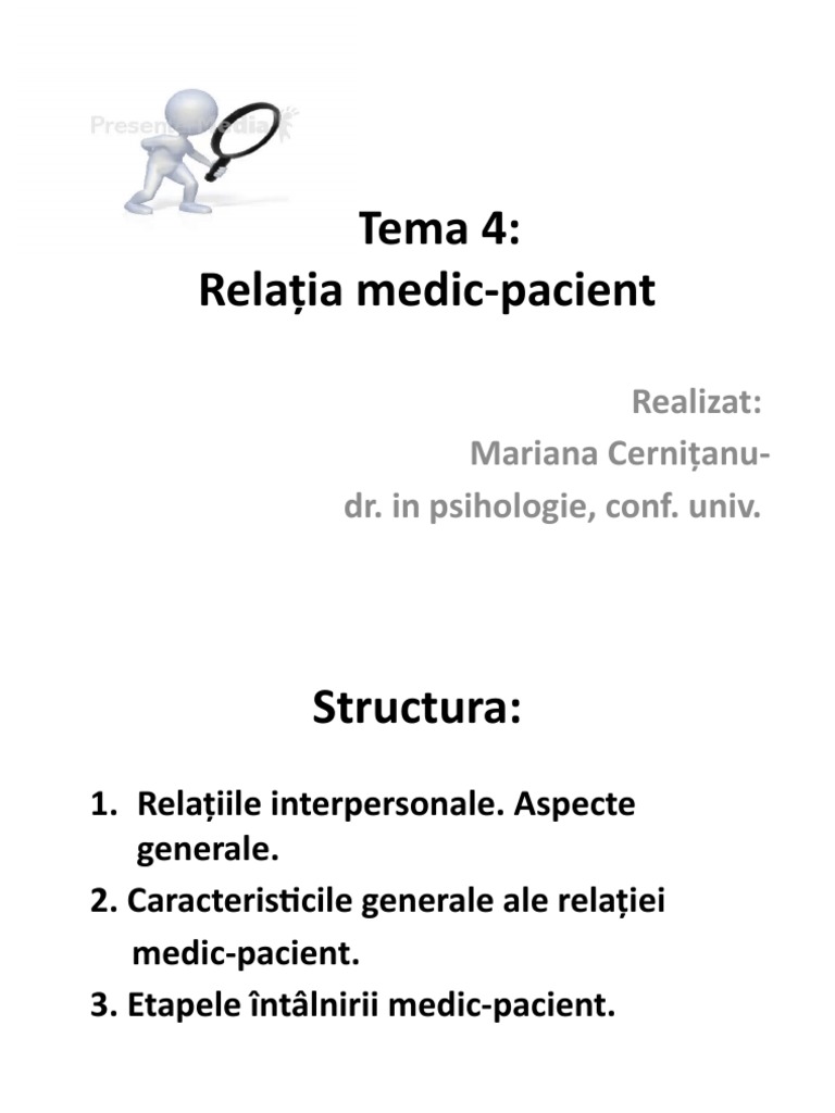 Tema 5 Rel Medic-Pacient-25954 | PDF