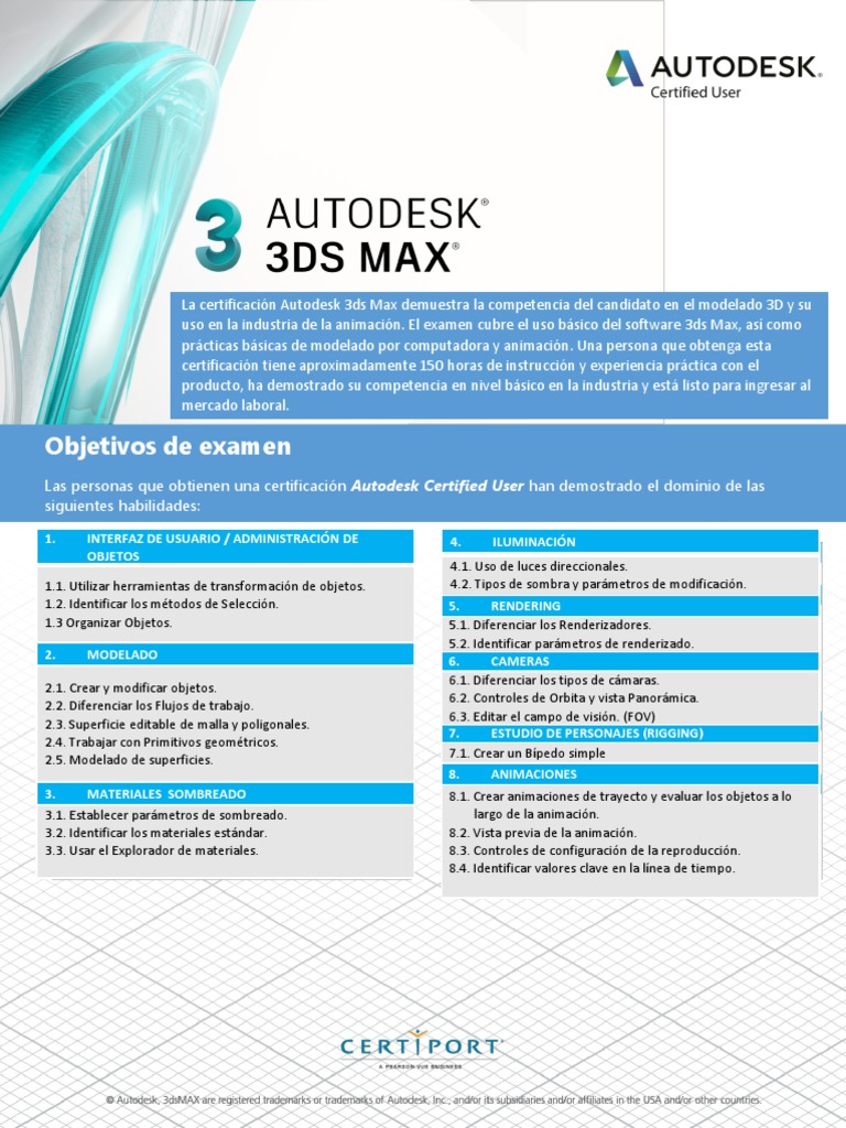 Temario 3Ds Max | PDF