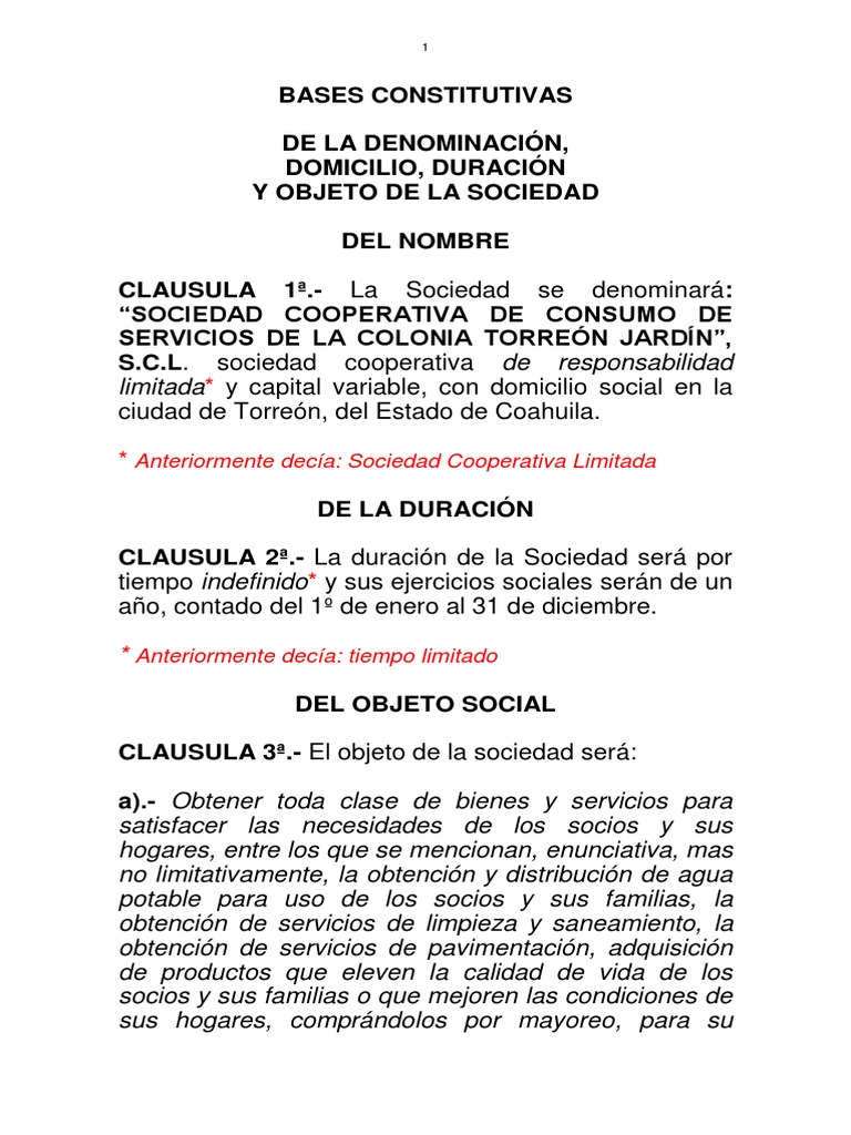 Acta Constitutiva Sociedad Cooperativa | PDF | Sociedad de ... Acta Constitutiva Sociedad Cooperativa | PDF | Sociedad de ...