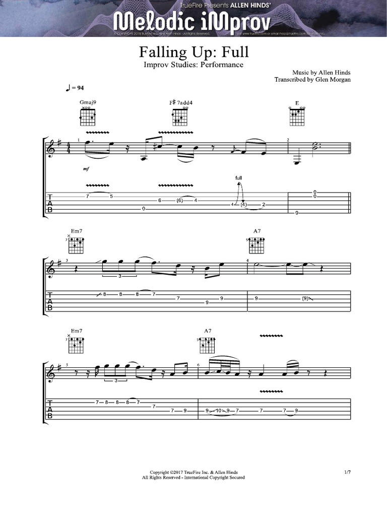 Allen Hinds Falling Up | PDF