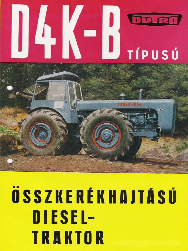 Dutra D4K-B Prospektus-1969magyar | PDF