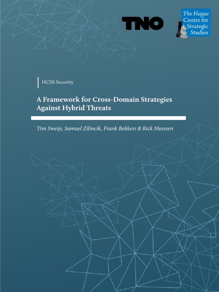 Framework For Cross Domain Strategies Against Hybrid Threats | PDF ...
