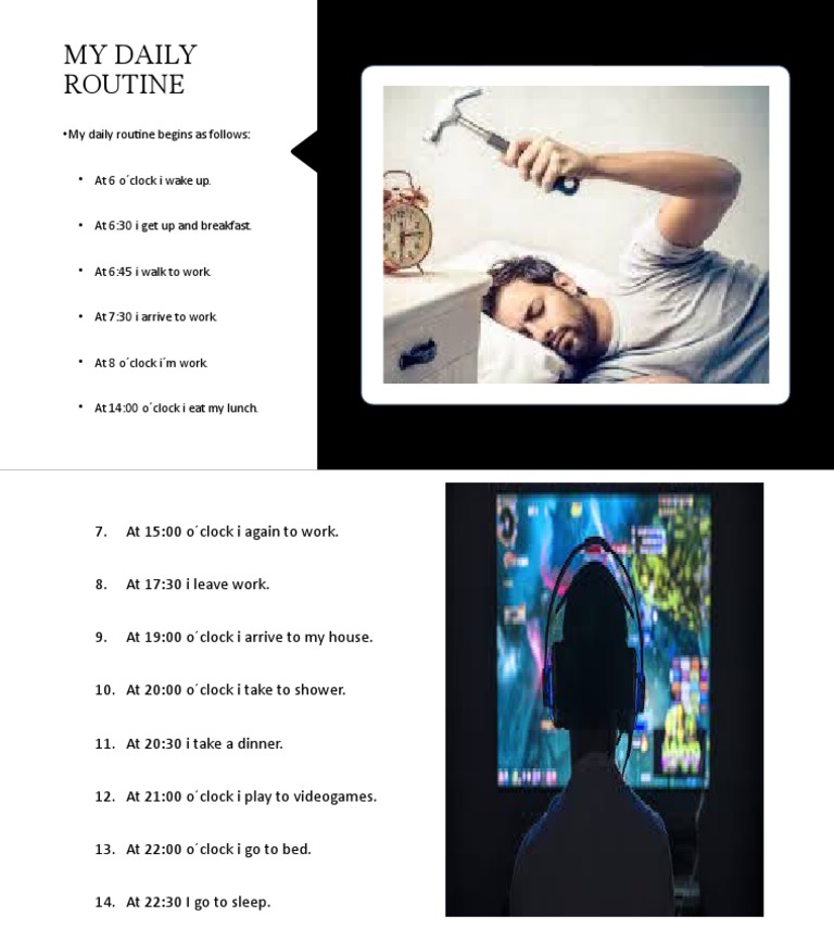 My Daily Routine | PDF