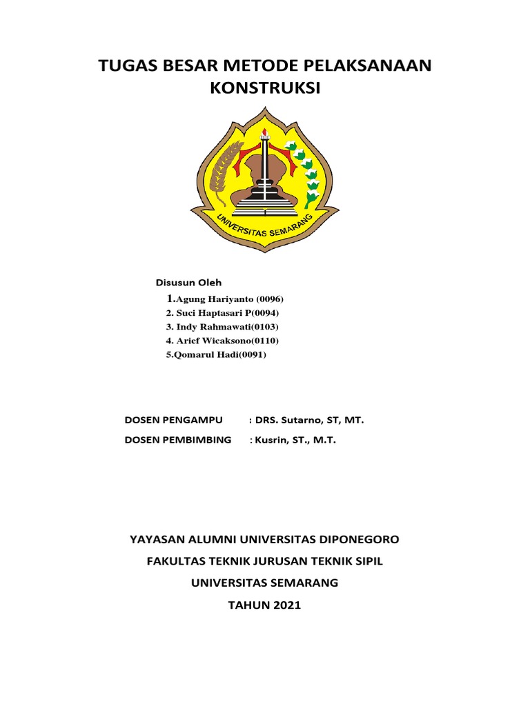 Tubes Metode Pelaksanaan Konstruksi | PDF | Teknologi & Rekayasa