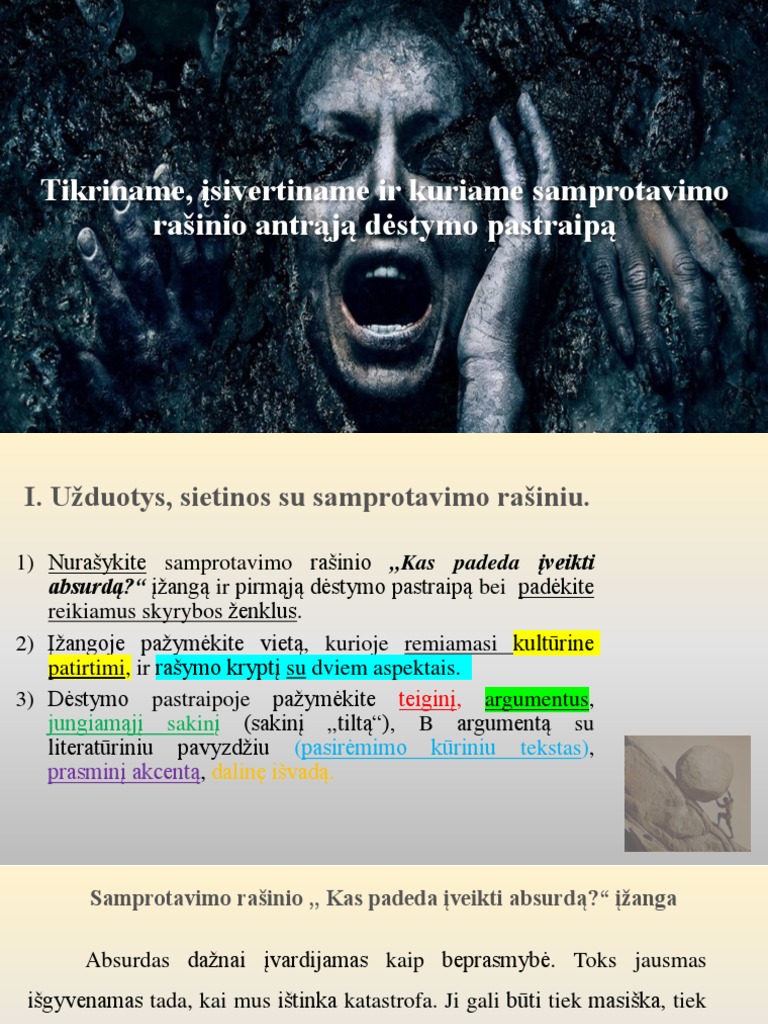 (11-22) Medziaga Uzduotims Pasitikrinti Ir Teksto Kurimo Uzduotis, IV G | PDF