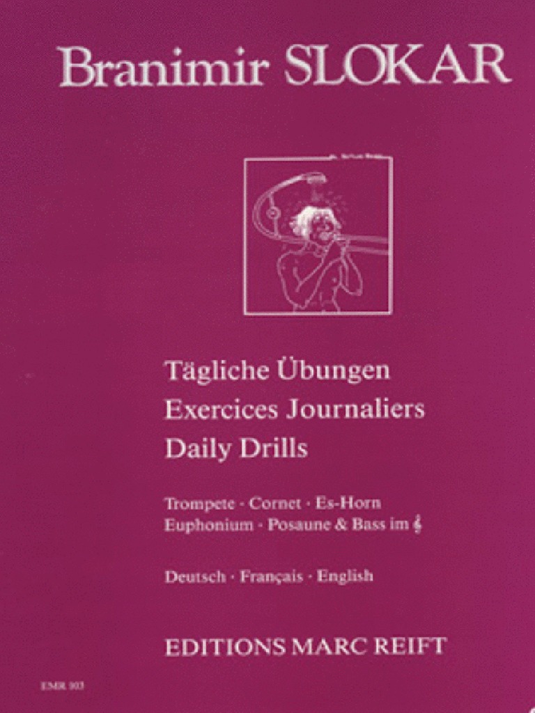 Branimir Slokar Tagliche Ubungen Exercices Journaliers Daily Drills-4 | PDF