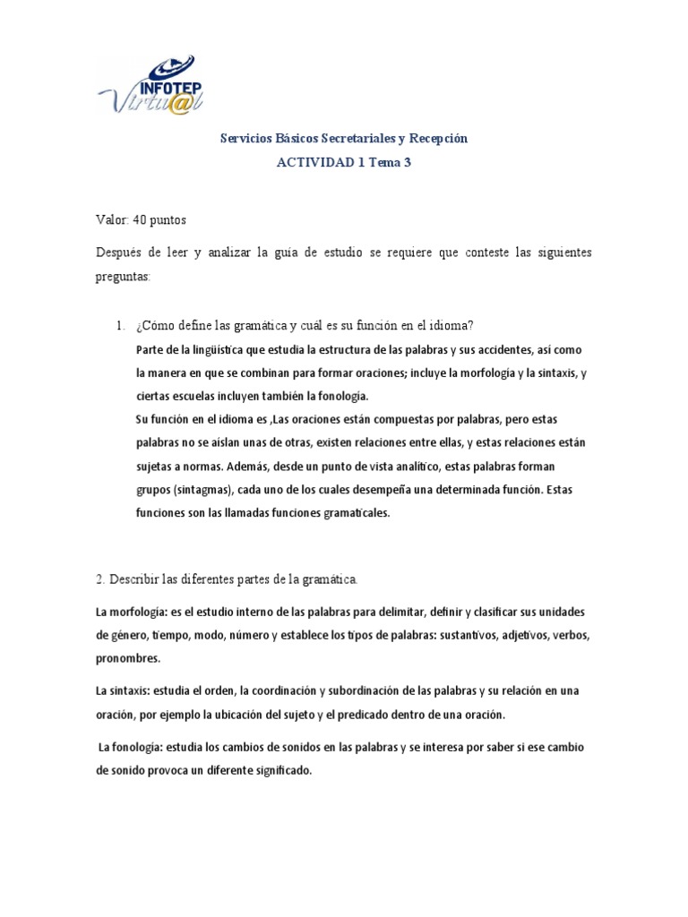 Actividad 1 Modulo 3 | PDF