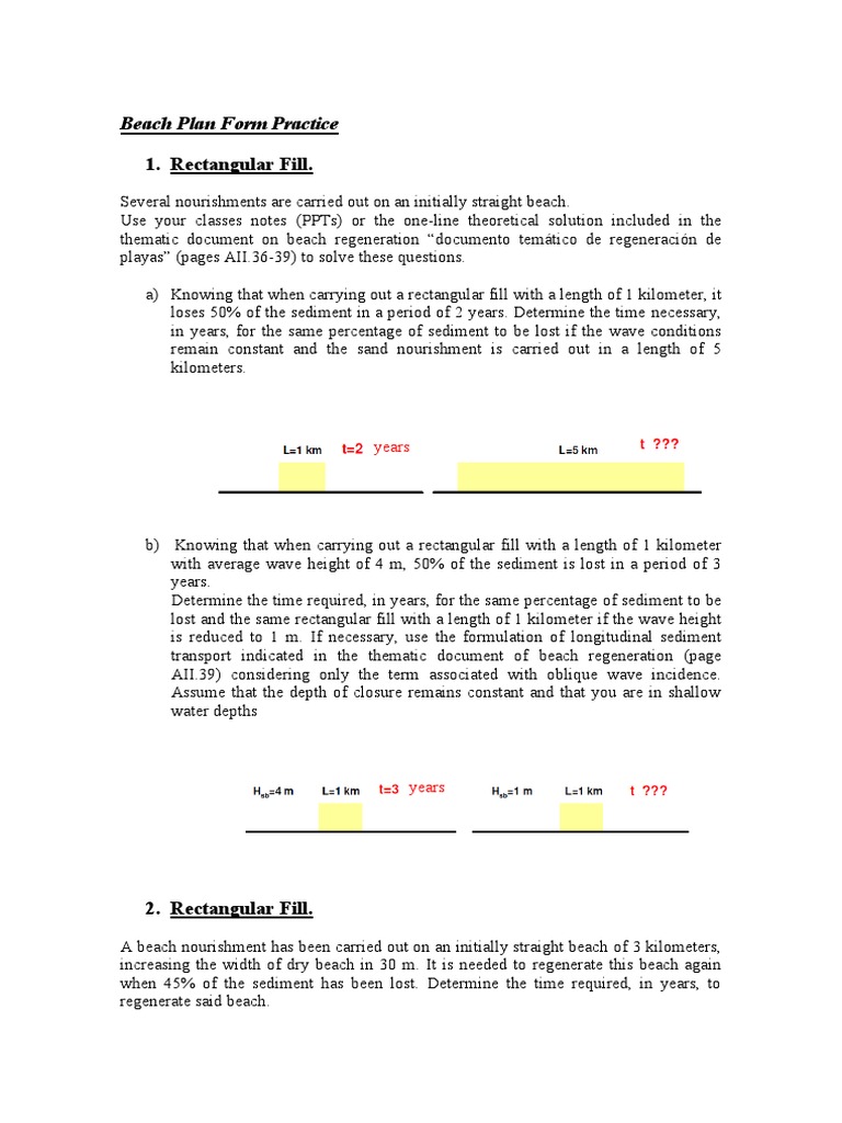 P3 Beach Plant Form | PDF | Beach | Hydrography