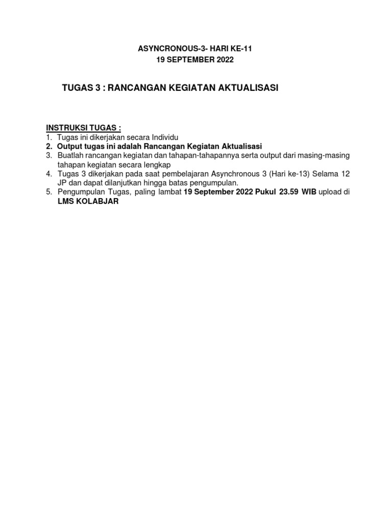 Agenda 4 - ASYNC-1 - Tugas 3 (Individu) | PDF