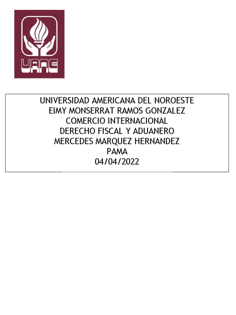 Acta de Inicio PAMA Aduanera | PDF | aduana | México