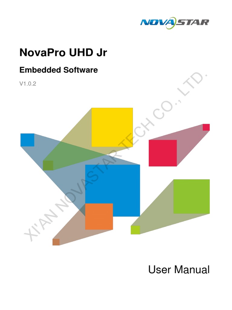 NovaPro UHD JR Web User Manual V1.0.2 | PDF | Display Resolution | Icon ...