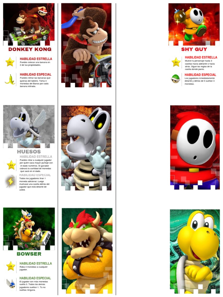 Cartas Mario Kart | PDF