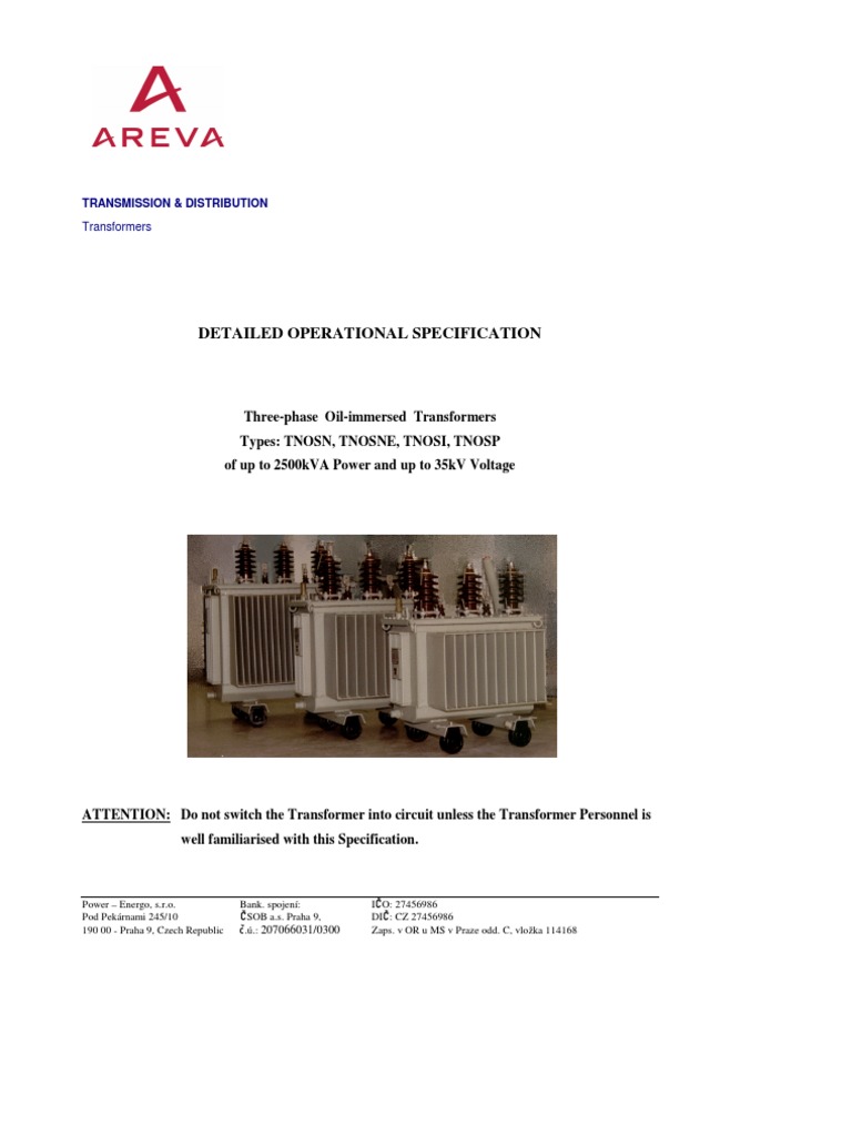 Areva, Manual en | PDF | Transformer | Switch