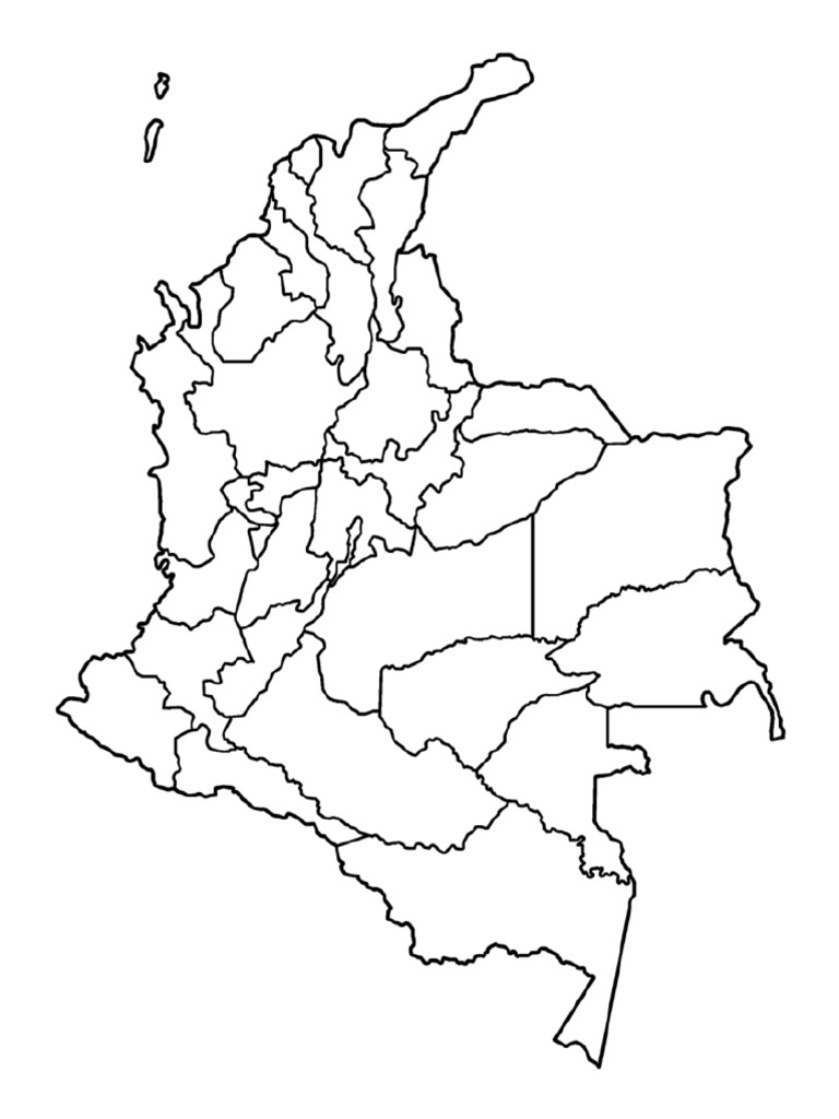 Croquis Mapas Colombia | PDF