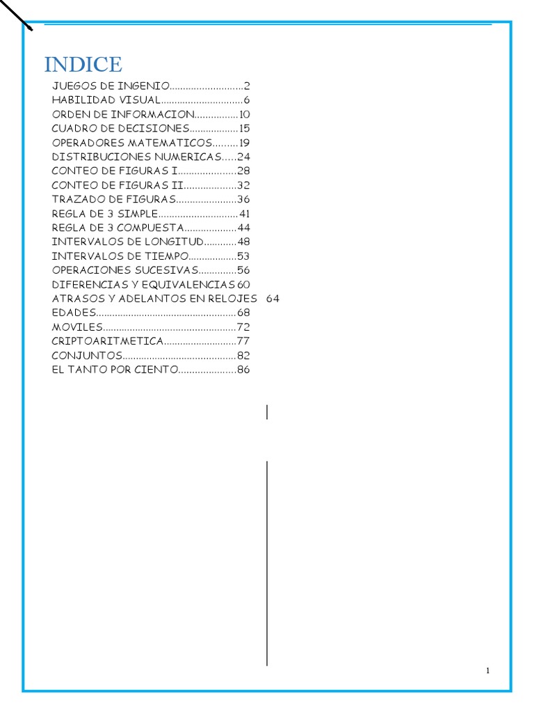 Razonamiento Matematico 1ro. | PDF