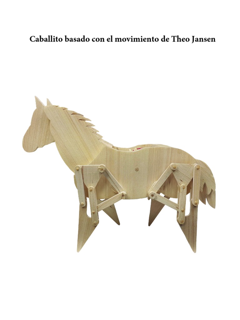 Caballo de Theo Jansen: Planos y Movimiento | PDF | Hogar, jardinería y ...