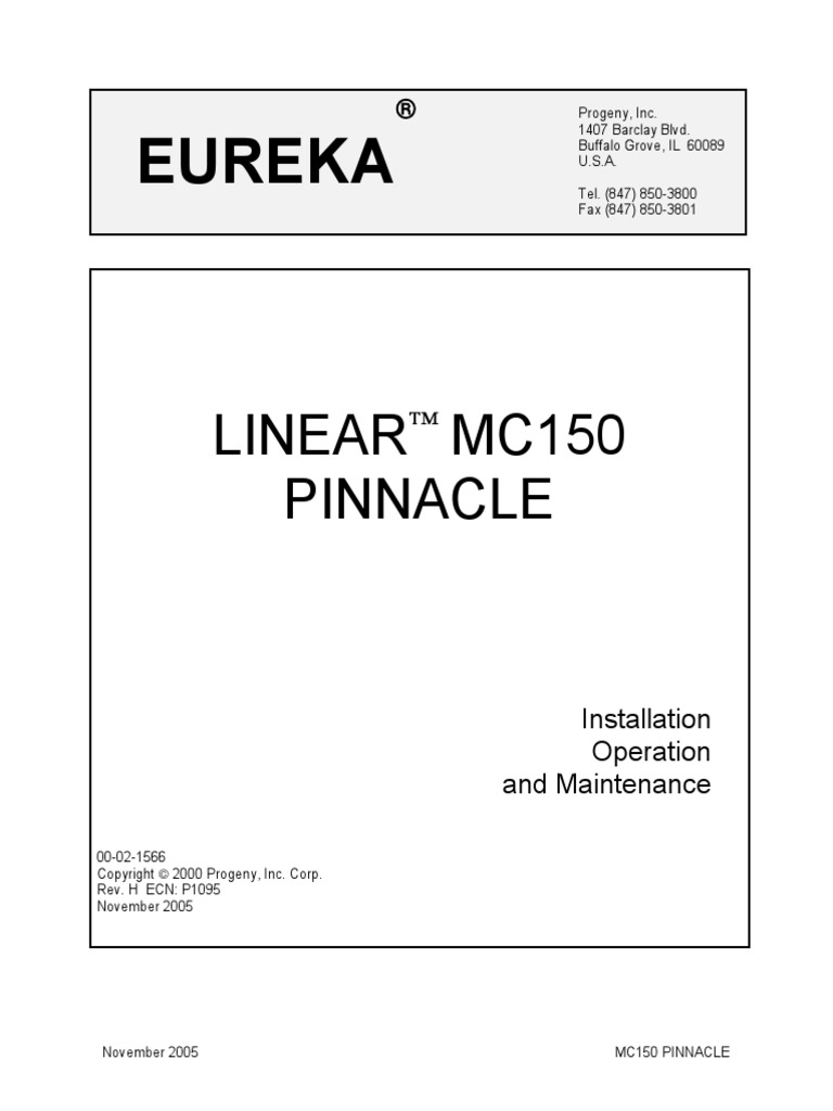 PINNACLE Manual Complete | PDF | Screw | Power Supply
