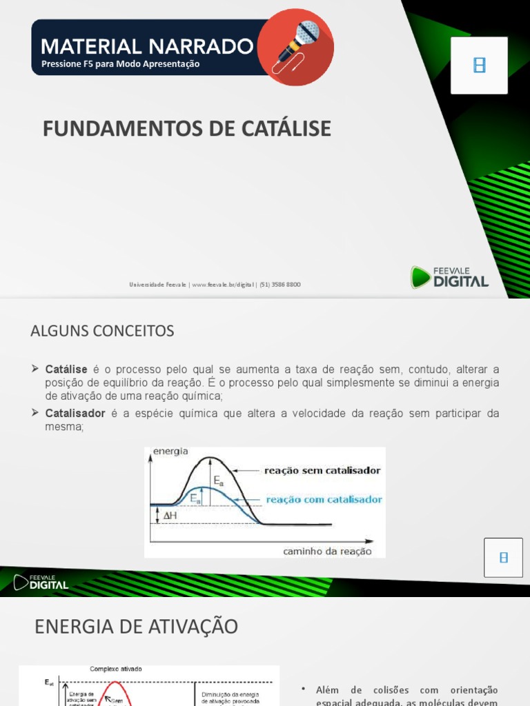 Fundamentos de Catálise | PDF | Catálise | Enzima