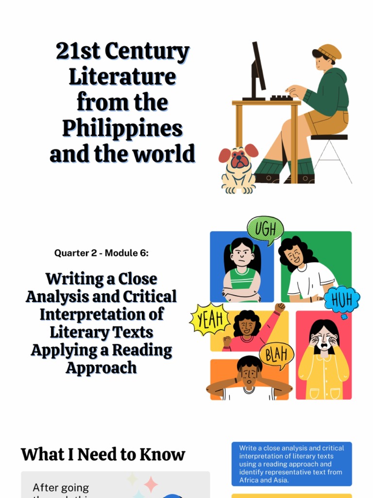 Module 6. Writing A Close Analysis and Critical Interpretation of ...