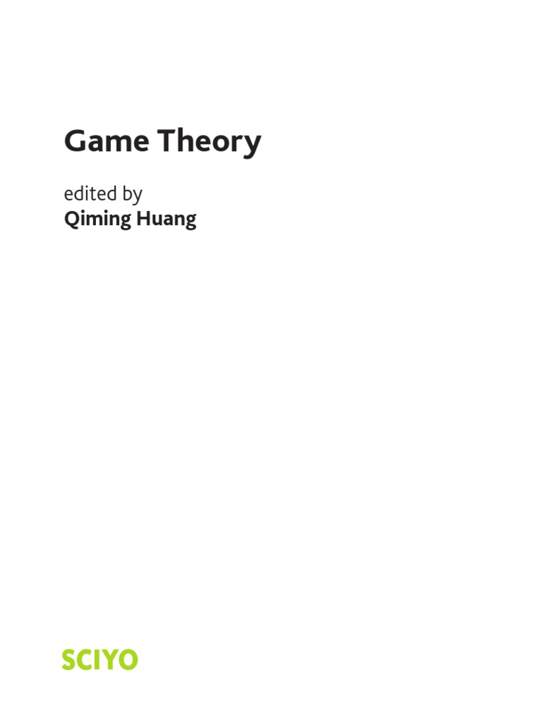 Game Theory | PDF | Game Theory | Computer Network