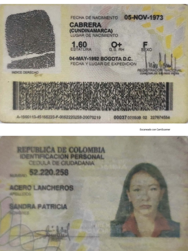 Cédula Sandra | PDF