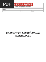 Exercícios - Paquímetro Polegada Fracionária | PDF