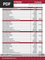 Tarifario Productos y Servicios Qik Banco | PDF | República Dominicana | Industrias de servicio