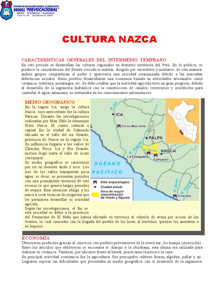 La Cultura Nasca | PDF | Ciencias sociales | Arte
