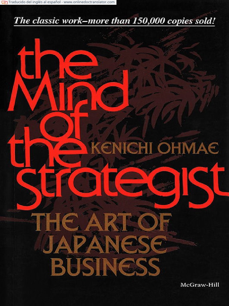 Kenichi Ohmae - The Mind of The Strategist - The Art of Japanese ...