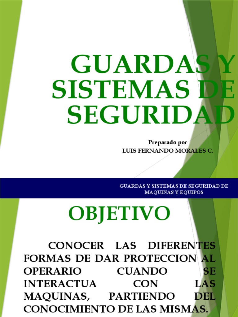 Guardas y Dispositivos de Seguridad | PDF