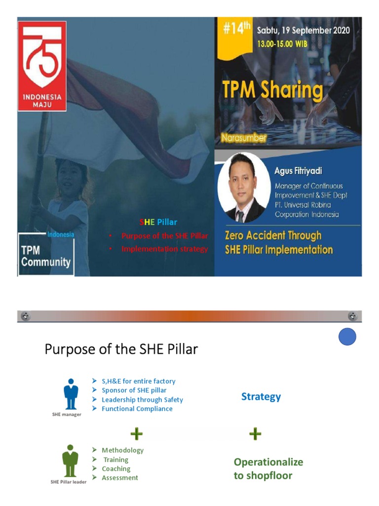 Webinar TPM #14th Zero Accident Through SHE Pillar Implementation_-1 | PDF