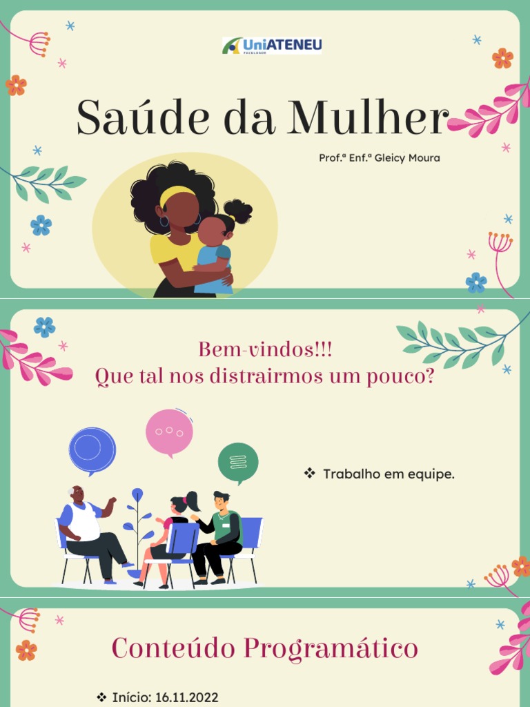 Saúde Da Mulher - Aula 1 | PDF | Saúde feminina | Brasil