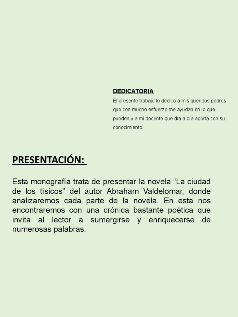 Ejemplo de dedicatoria para monografía | PDF